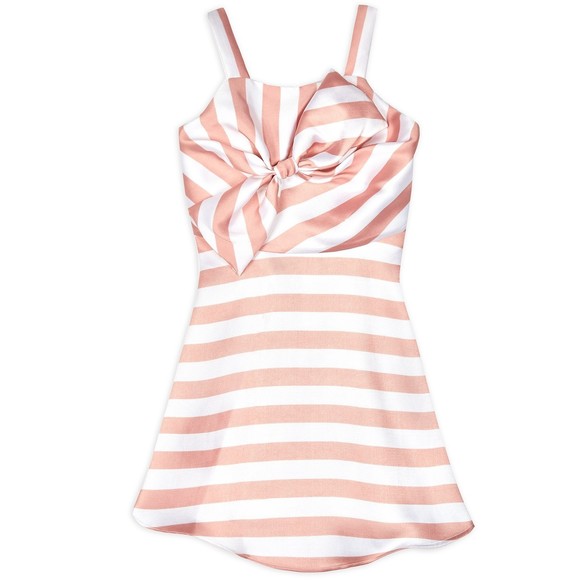 BCX | Dresses | Bcx Big Kid Girls Striped Bow Dress6 | Poshmark